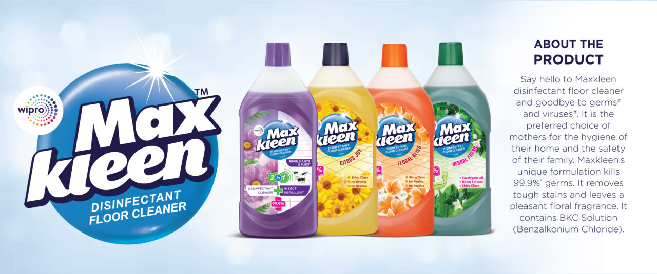 MaxKleen Disinfectant Floor Cleaner - Wipro Consumer Care & Lighting